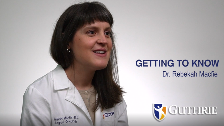 Rebekah Macfie, MD - Surgical Oncology | Guthrie